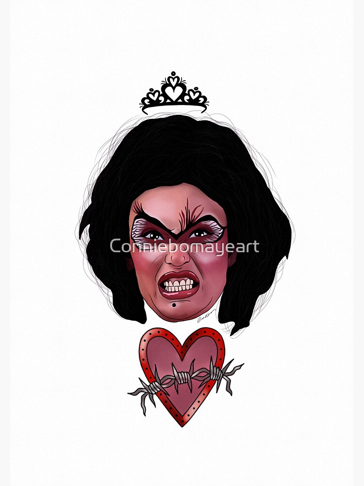 "Sensational Sherri Martel " Sticker for Sale by Conniebomayeart ...