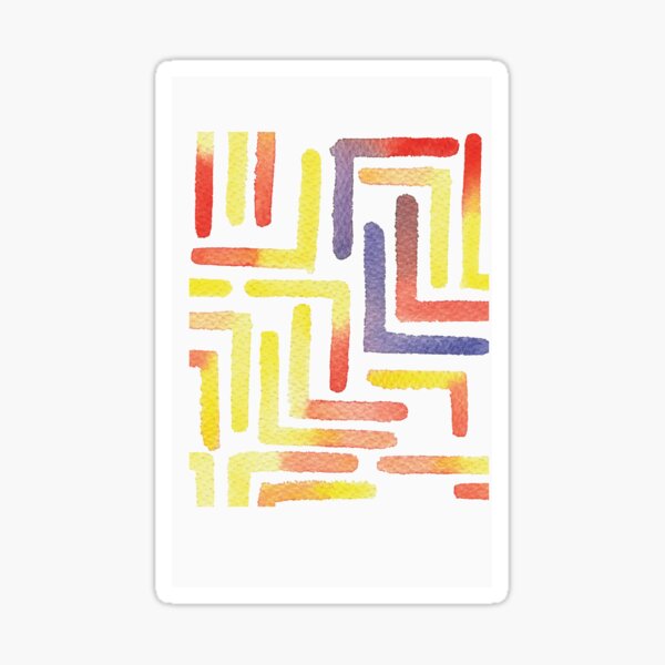 "L Shaped Line design" Sticker for Sale by DSdesignprint | Redbubble
