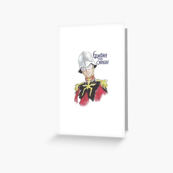 GUNDAM』Char Aznable" Greeting Card for Sale by yunchulkim | Redbubble