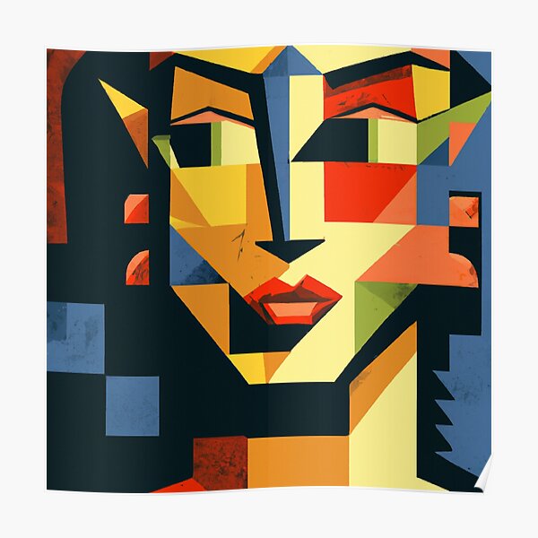 "A Cubic Portrait of a Lady" Poster for Sale by YalcinPub | Redbubble