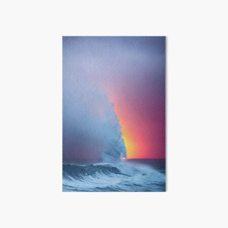 "Rainbow Wave" Art Board Print for Sale by ladarkepoque | Redbubble