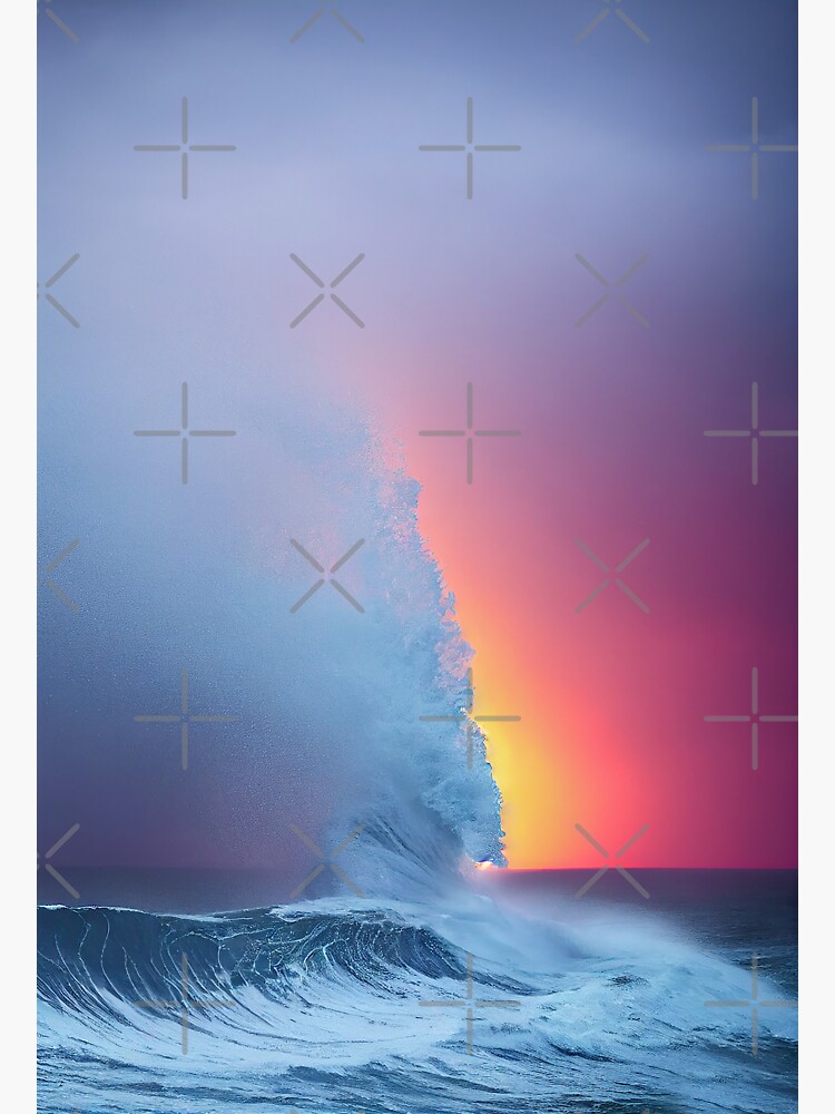"Rainbow Wave" Sticker for Sale by ladarkepoque | Redbubble