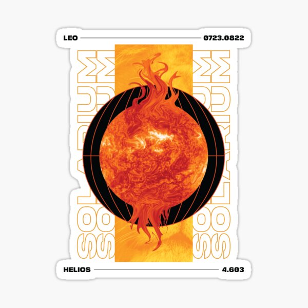 "Solarium of Leo" Sticker for Sale by kausofvenus | Redbubble