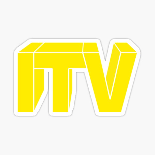 "ITV 1980s" Sticker for Sale by beebthings | Redbubble