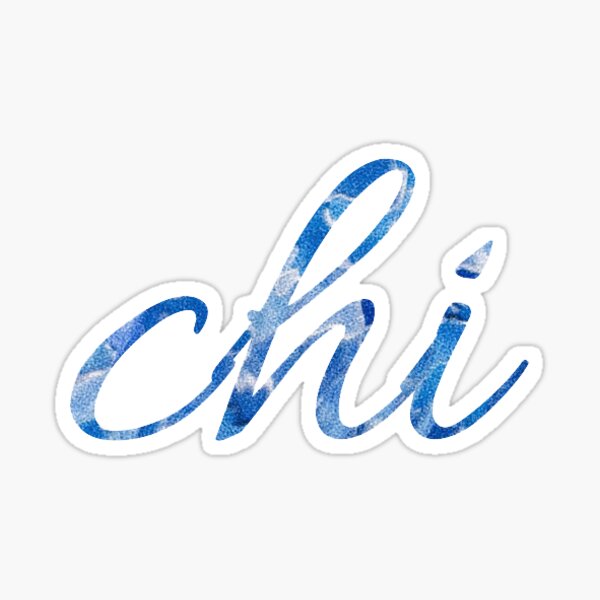 "Chi" Sticker by ashlynkloda | Redbubble