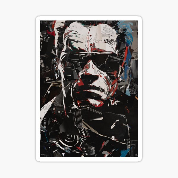 "The Terminator" Sticker for Sale by GenerateArtAI | Redbubble