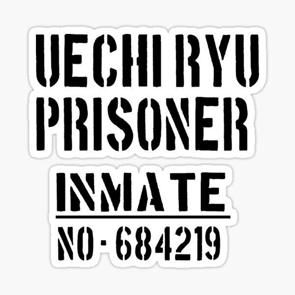 "Uechi Ryu Prisoner. Funny Uechi Ryu Jail Lazy Halloween Karate ...