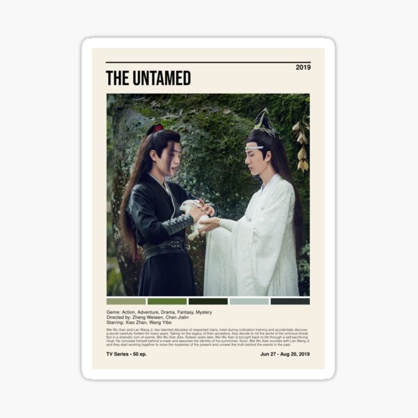 "The untamed / 2019 (Chinese drama)" Sticker for Sale by LadyPPink ...