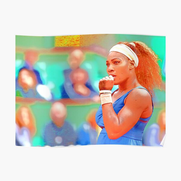 "Serena Williams Tennis Star " Poster for Sale by Srdjanfox | Redbubble