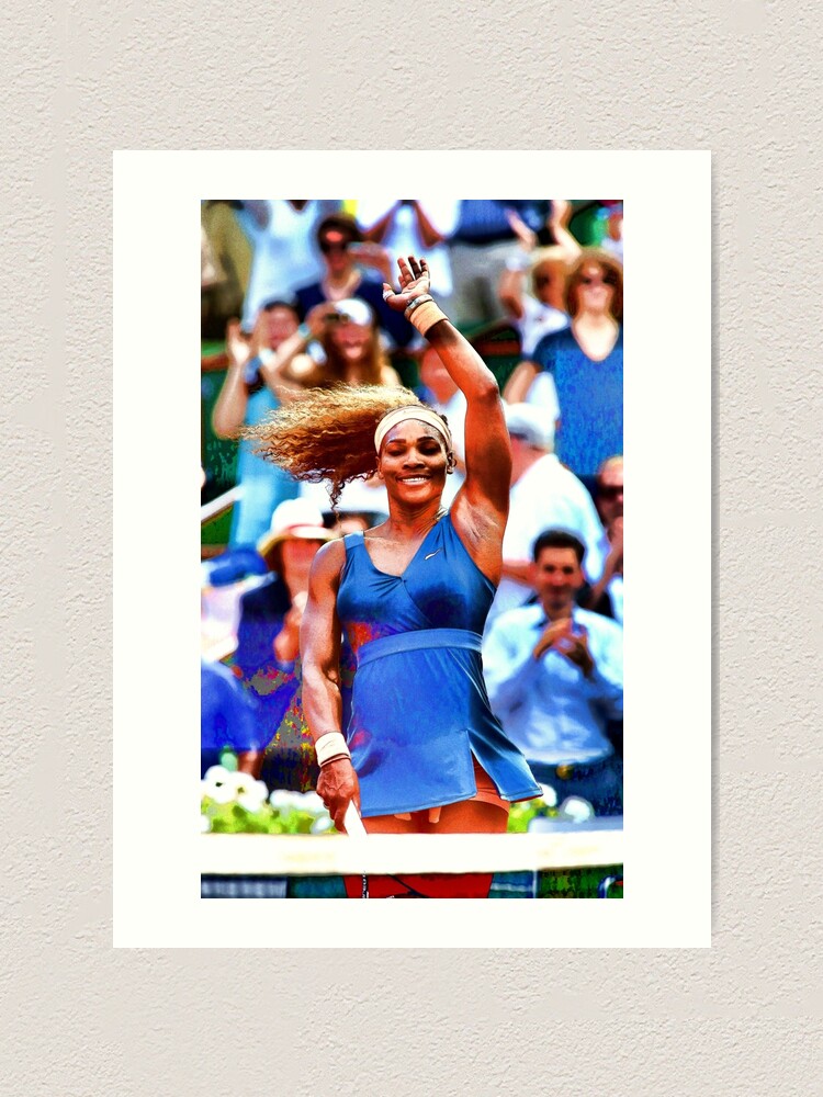 "Serena Williams Tennis Star" Art Print by Srdjanfox | Redbubble