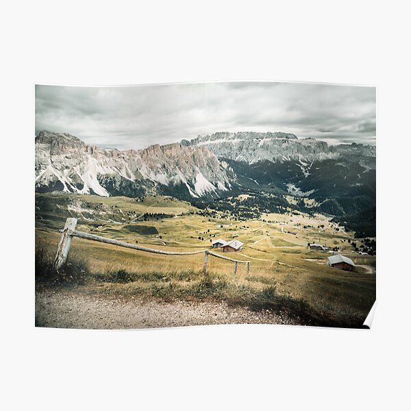 "Seceda photo painting VIII" Poster for Sale by LucaRamble | Redbubble