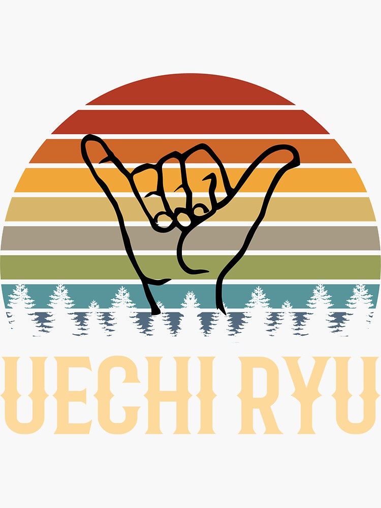 "Uechi Ryu Vintage Sunset. Funny Karate Instructor Design - Japanese ...