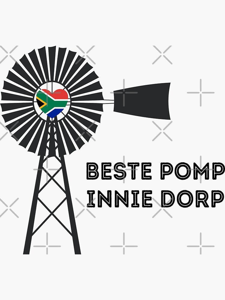 "Funny South African Windmill" Sticker for Sale by KiffDesigns | Redbubble
