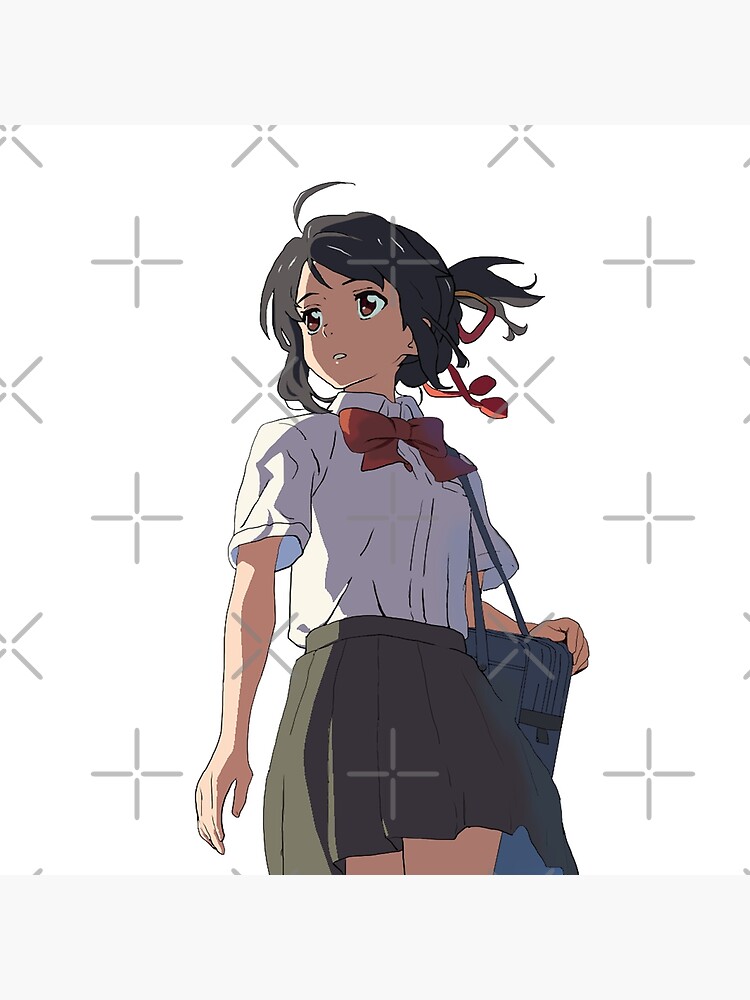 Coussin de sol « Kimi No Na Wa une voix silencieuse Kimi No Na Wa ton nom Kimi No Na Wa film d ...