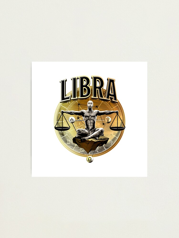 Lámina fotográfica «Libra. Balanza. Justicia. Signos del zodíaco ...