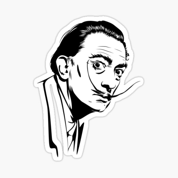 "Dali Classic" Sticker for Sale by Juanscorner | Redbubble