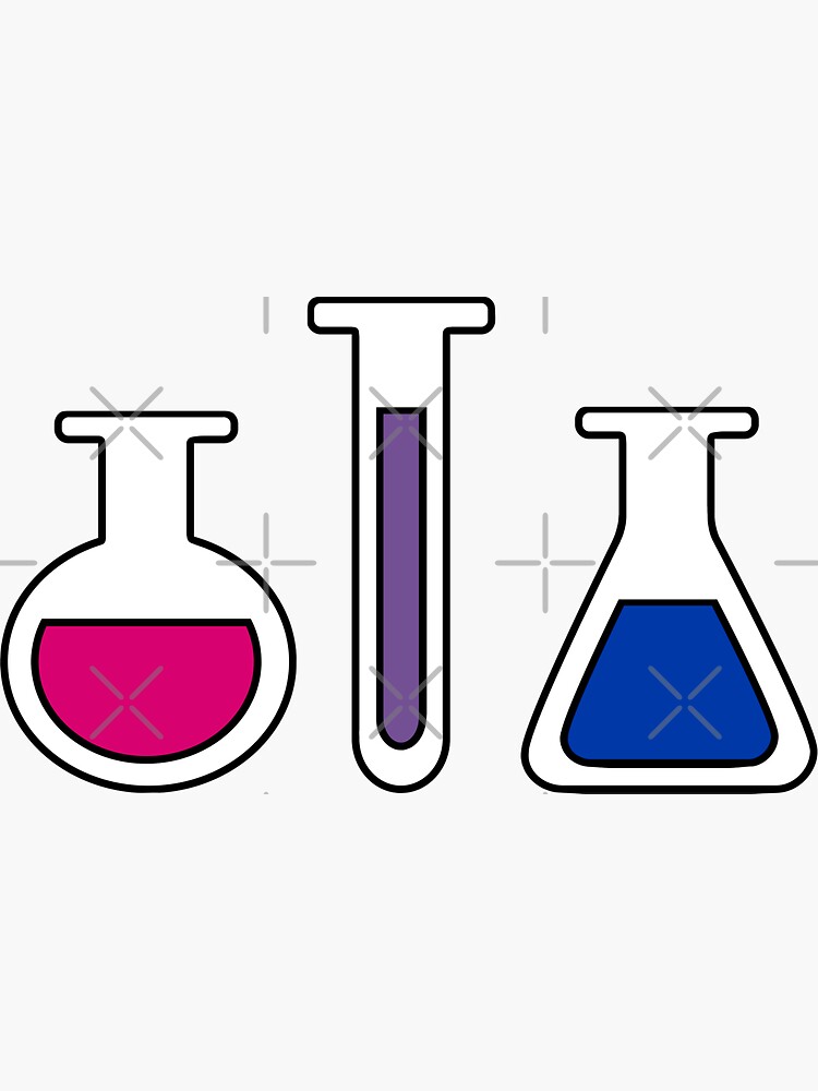Subtle Bisexual Pride Potions Sticker For Sale By Lunyssa Redbubble