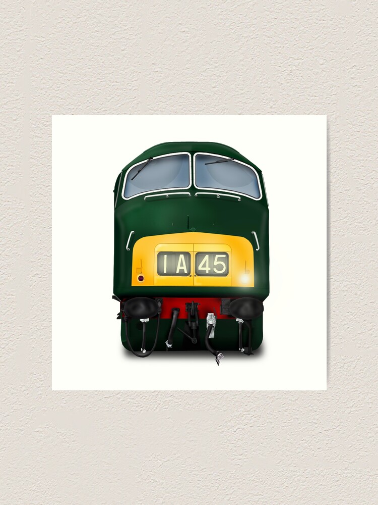 "Class 42 "Warship" Western Region in BR Green Livery" Art Print for ...