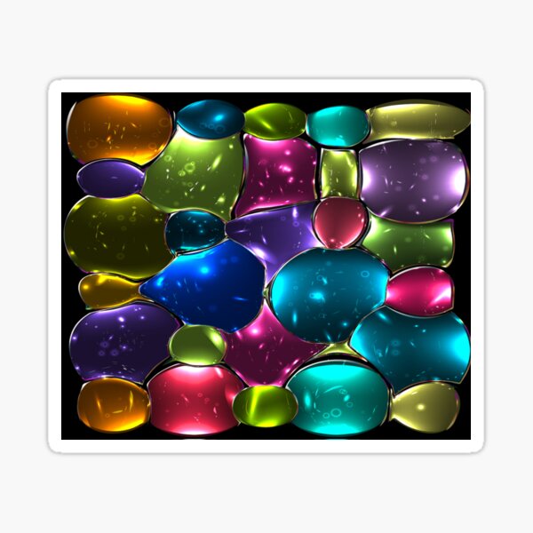 "Oil Bubble Glass" Sticker for Sale by FNDES1GN5 | Redbubble