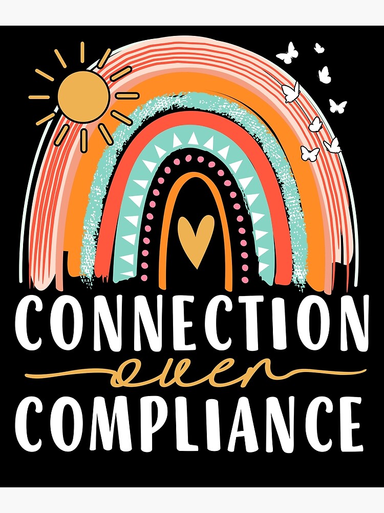 "Connection Over Compliance Shirt Dyslexia Shirt Adhd Shirt Aba Shirts ...