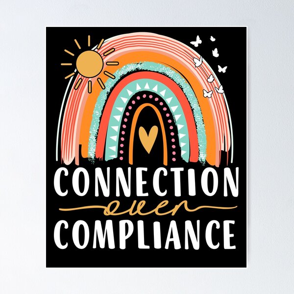 "Connection Over Compliance Shirt Dyslexia Shirt Adhd Shirt Aba Shirts ...