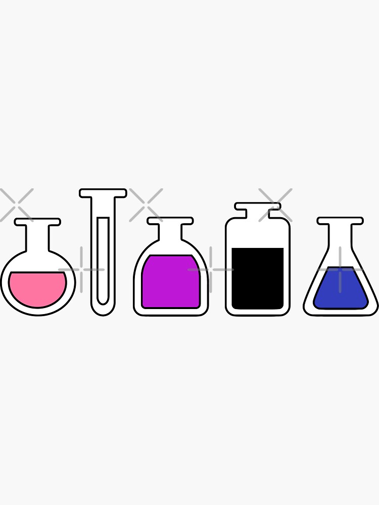 Subtle Genderfluid Pride Potions Sticker For Sale By Lunyssa Redbubble