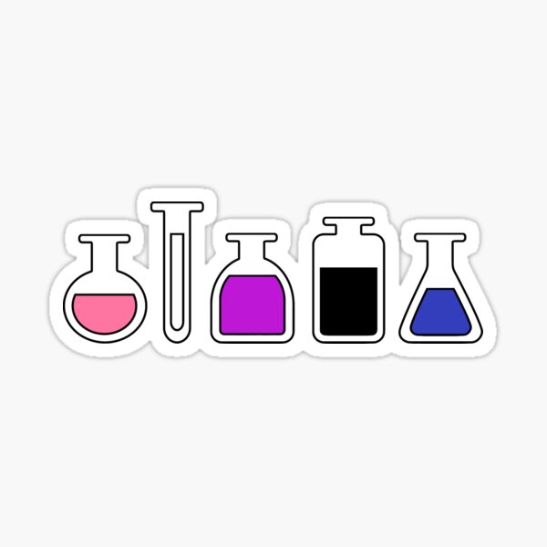 Subtle Genderfluid Pride Potions Sticker For Sale By Lunyssa Redbubble