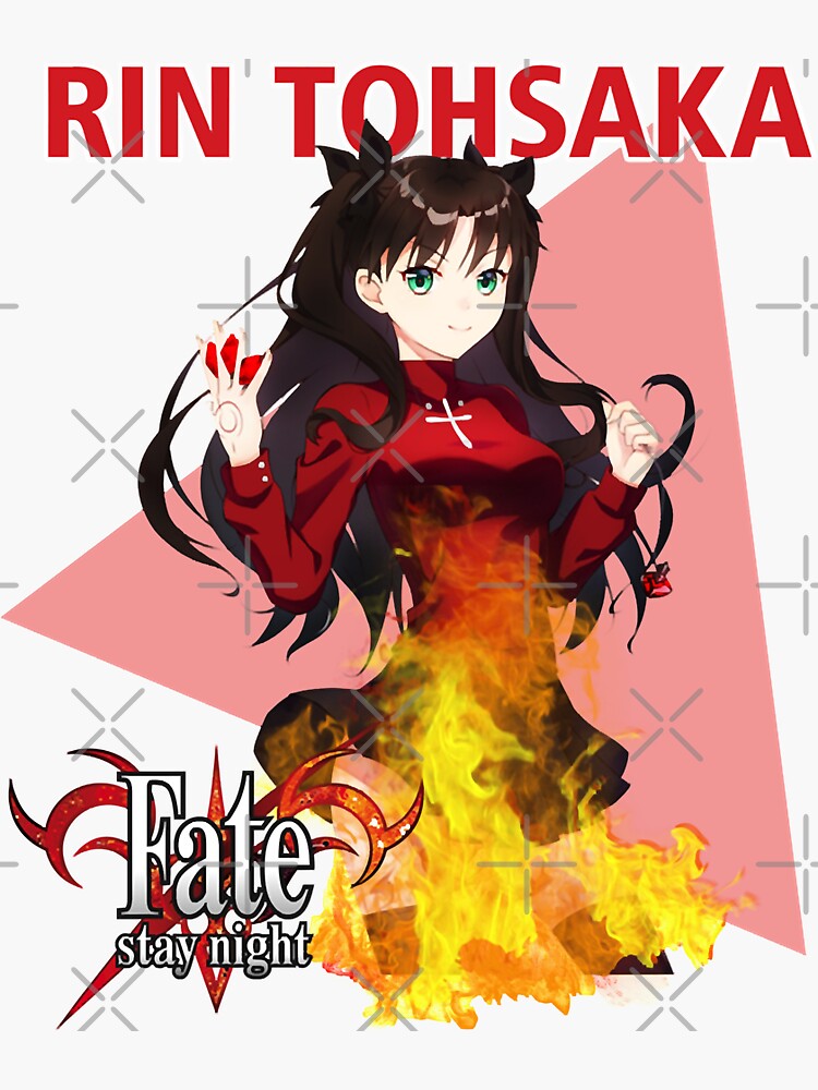 "Gifts For Halloween Rin Tohsaka Saber Lucky Gift" Sticker for Sale by ...