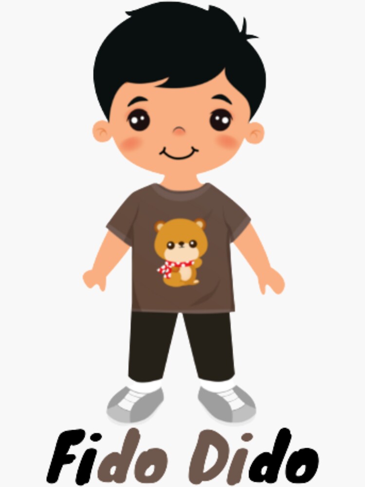 "Fido Dido" Sticker for Sale by bougashop | Redbubble