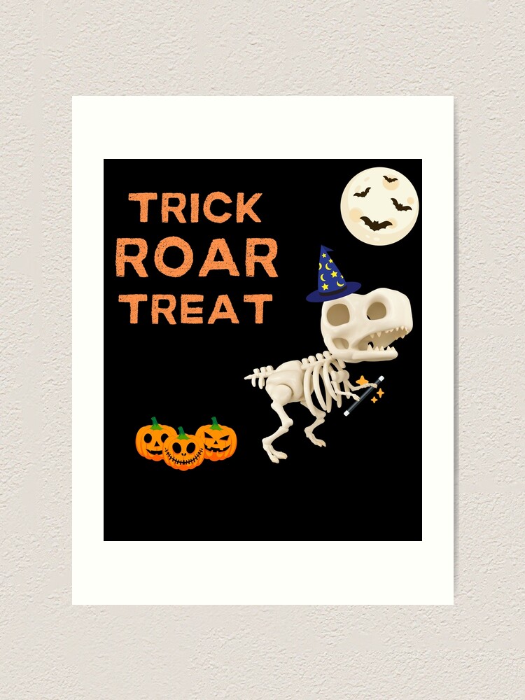 "Trick Roar Treat| Great Dinosaur Skeleton Going Trick Or Treating For ...