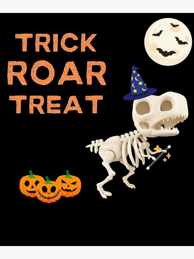 "Trick Roar Treat| Great Dinosaur Skeleton Going Trick Or Treating For ...