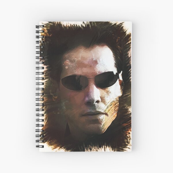 "NEO - The Matrix [Keanu Reeves]" Spiral Notebook for Sale by Naumovski ...