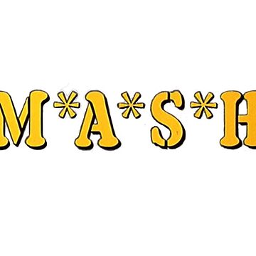 "M*A*S*H" Sticker for Sale by virgintuh | Redbubble