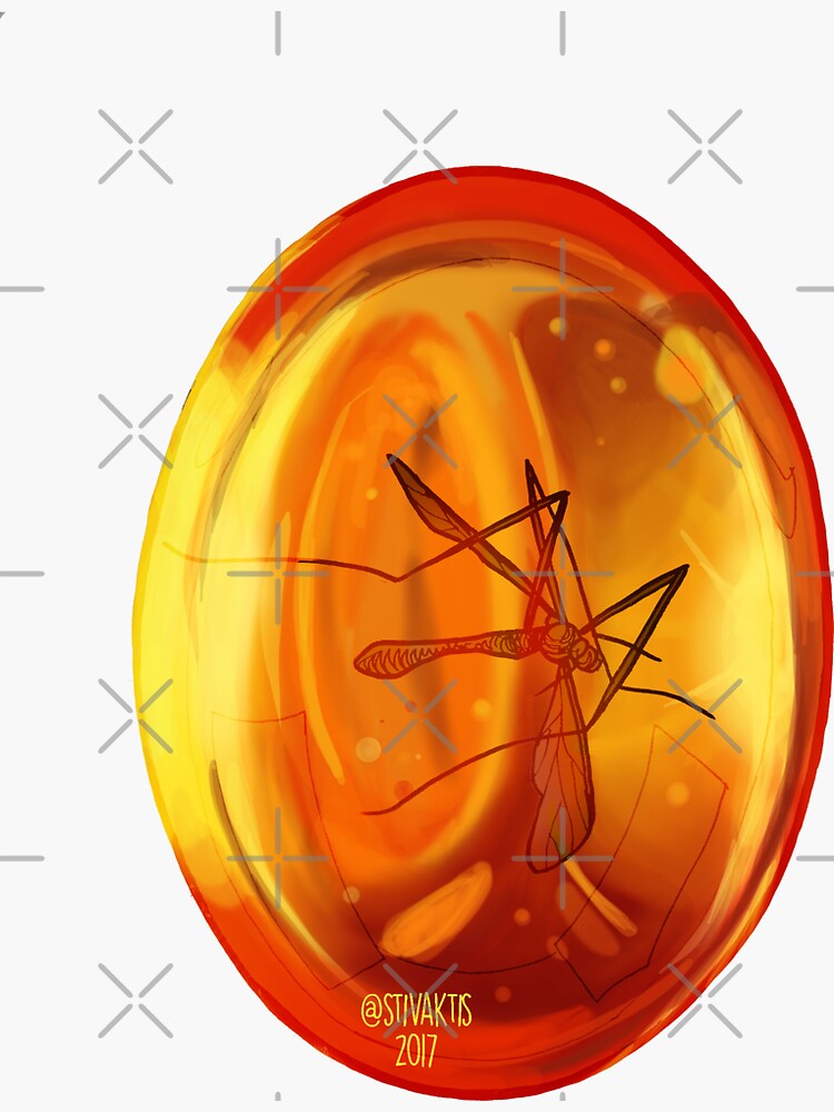 "Amber" Sticker for Sale by optimisteve | Redbubble