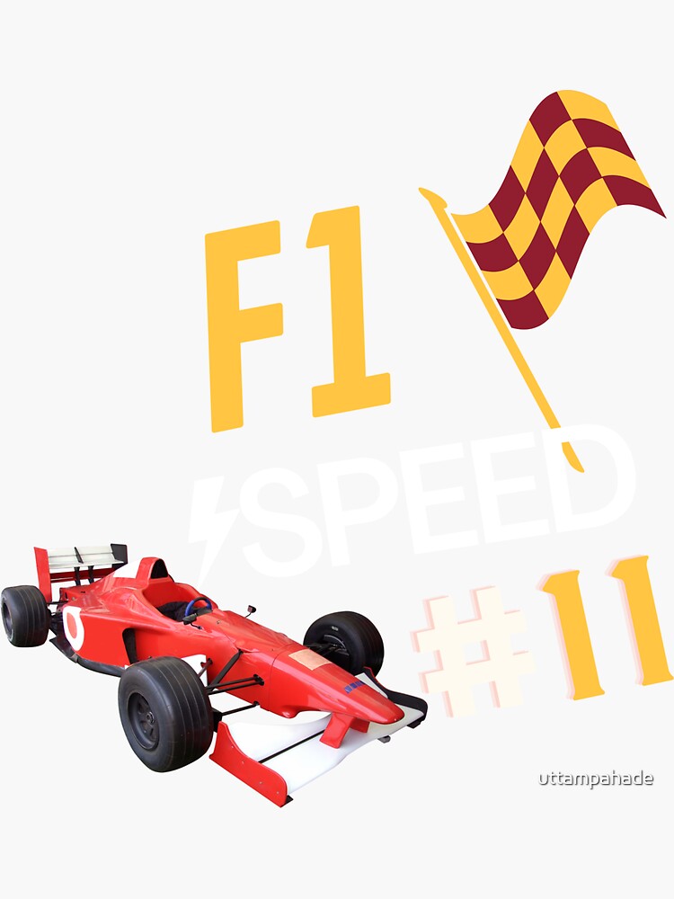 "F1 speed" Sticker for Sale by uttampahade | Redbubble