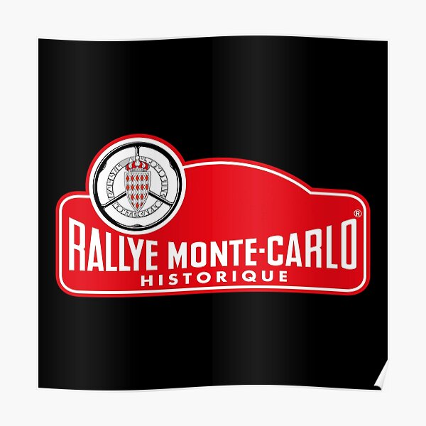 "Unusual Rallye Monte Carlo Design" Poster for Sale by himznaski ...