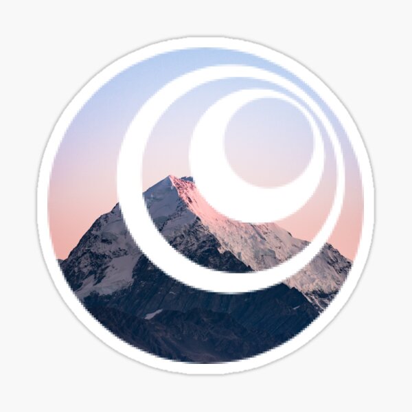 "Mountain Elevation" Sticker for Sale by susannapujolcli | Redbubble