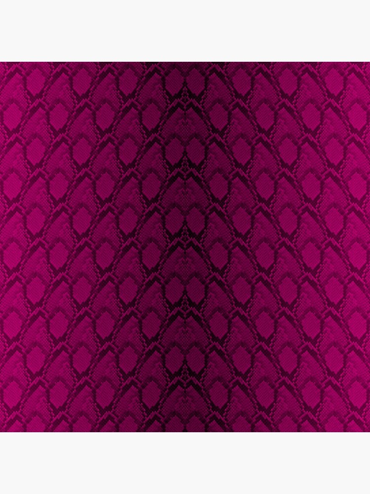 "Hot Neon Pink and Black Python Snake Skin Reptile Scales" Canvas Print ...