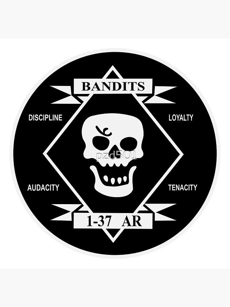 "US Army - The 'Bandits - 1st Battalion - 37th Armor Regiment - Clean ...