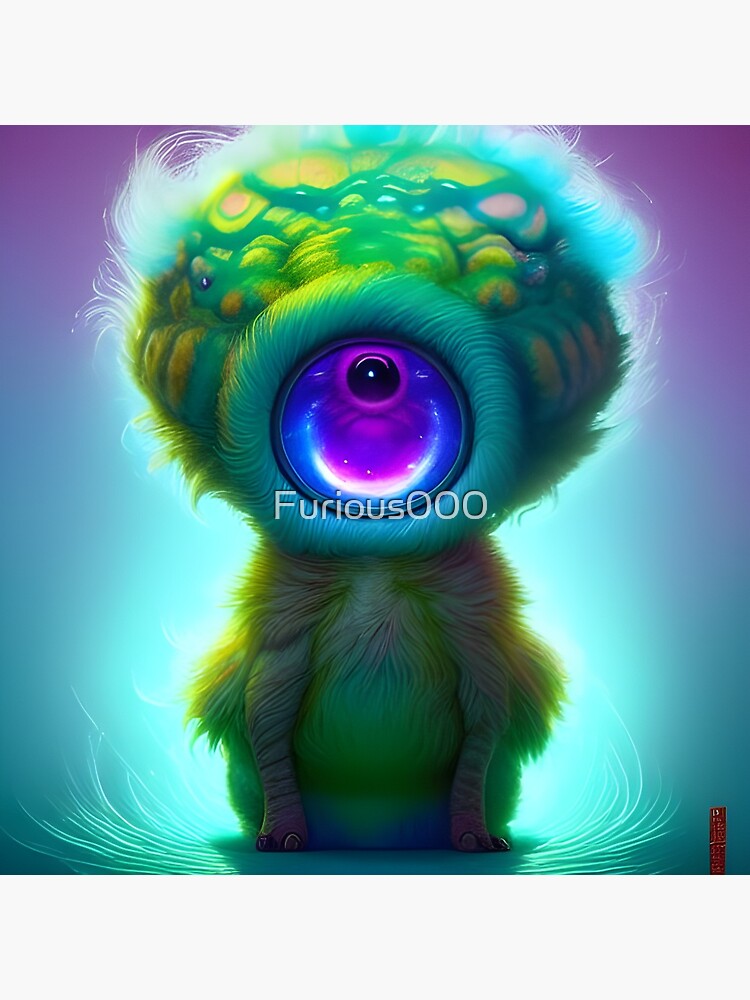 "Alien Puppy" Sticker for Sale by Furious000 | Redbubble
