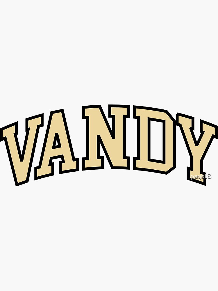 "vandy" Sticker for Sale by pags18 | Redbubble