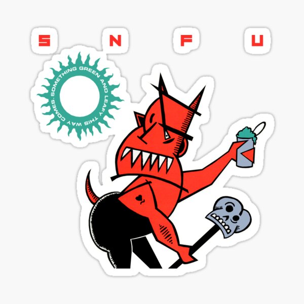 "The Devil of Red" Sticker for Sale by christsnandez | Redbubble