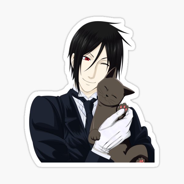 "Black Butler Sebastian " Sticker for Sale by OtakuHQmerch | Redbubble