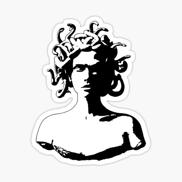 "Medusa" Sticker for Sale by Ulfenborg | Redbubble