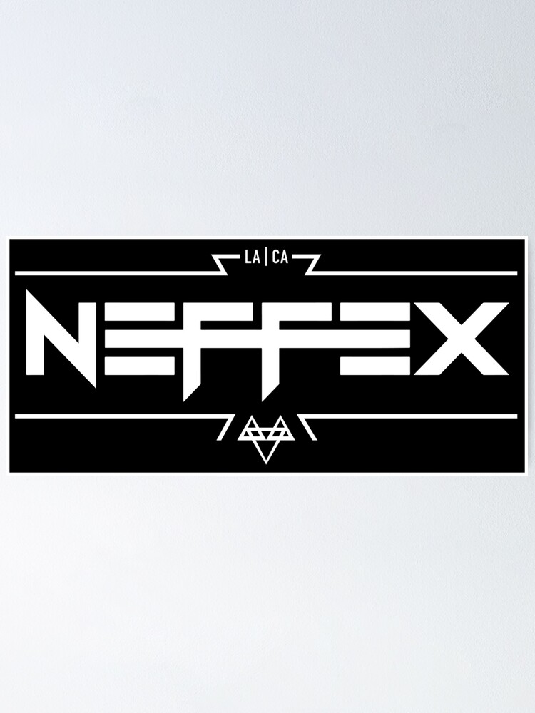 "NEFFEX Word Logo White" Poster for Sale by Neffex | Redbubble