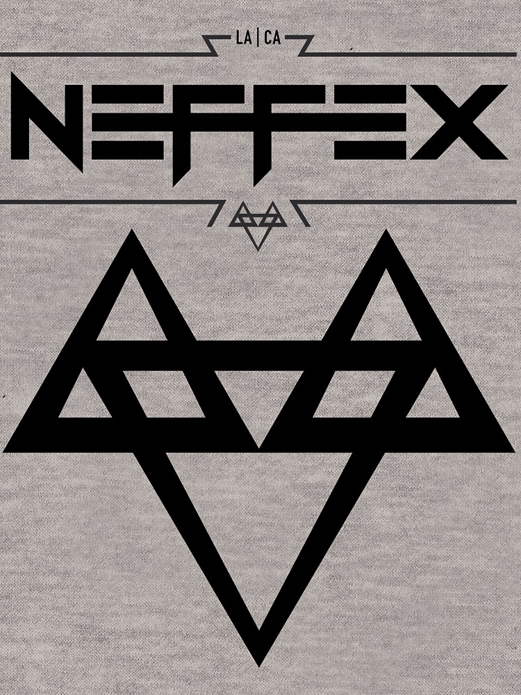 "NEFFEX 2 Logo Black" Lightweight Hoodie by Neffex | Redbubble