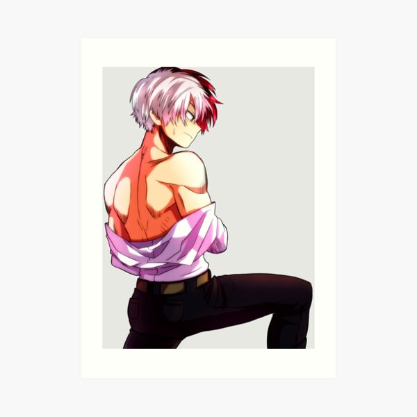 "Shoto Todoroki" Art Print for Sale by Juanscorner | Redbubble