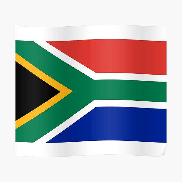 "South Africa Flag" Poster for Sale by deanworld | Redbubble