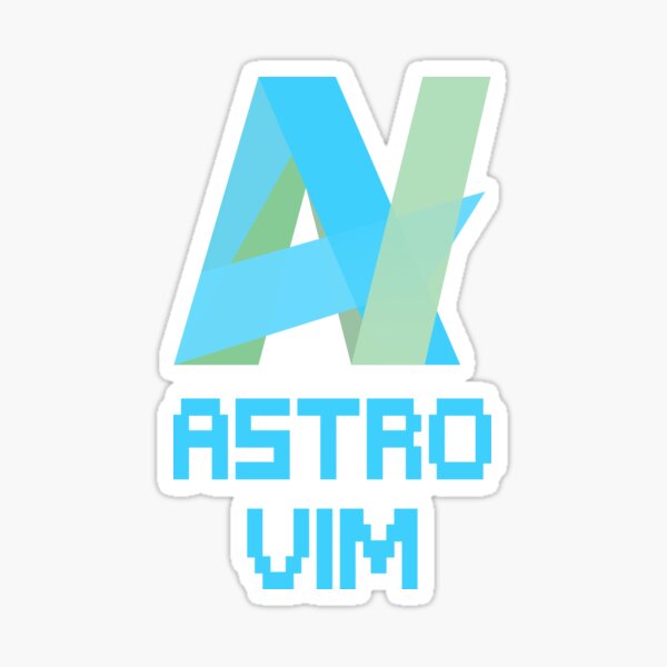 "AstroNvim | neovim config" Sticker for Sale by typo-n-quotes | Redbubble