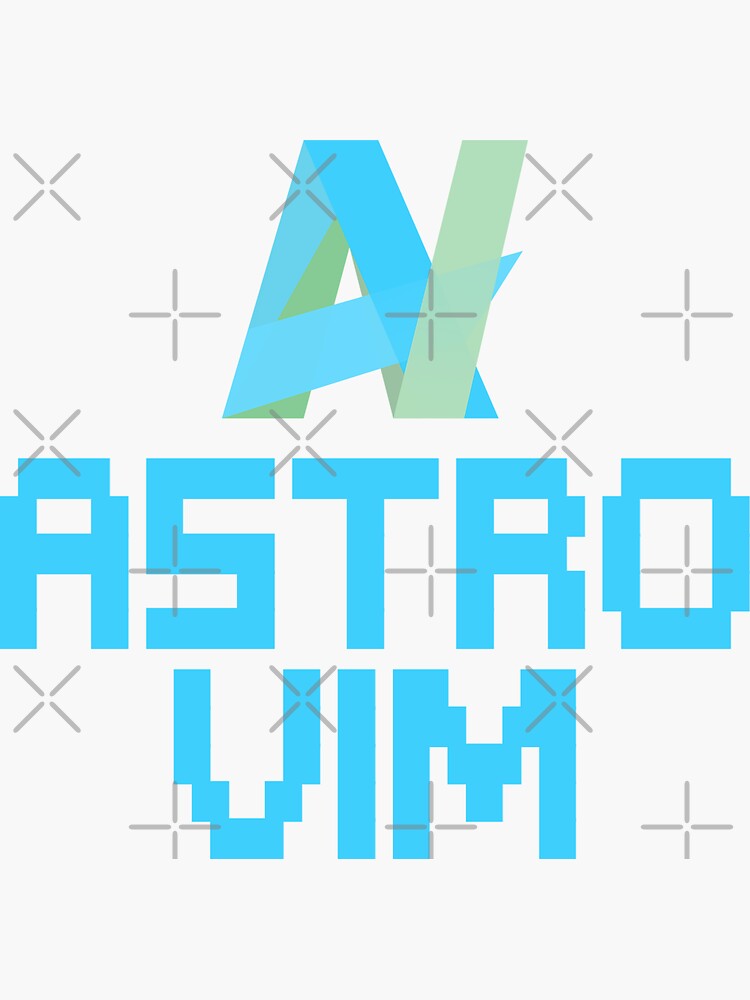 "AstroNvim | neovim config" Sticker for Sale by typo-n-quotes | Redbubble